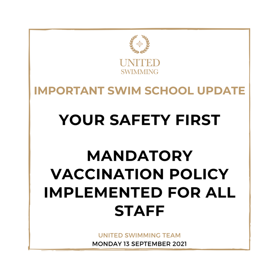 Mandatory Vaccination Policy for All Staff - United Swimming